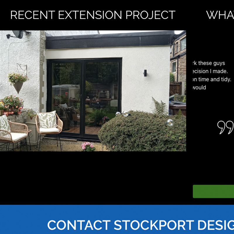 Case Study Stockport Designs and Build - Web Design Stockport : Website Design Stockport
